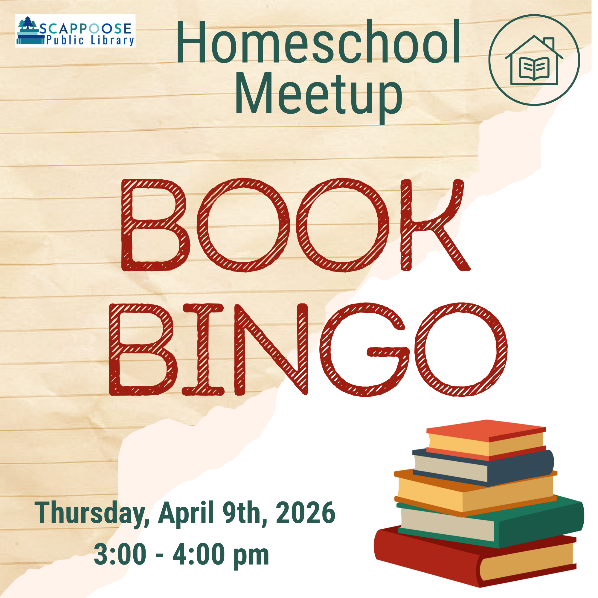 Homeschool Meetup Book Bingo 2026.png — Scappoose Public Library